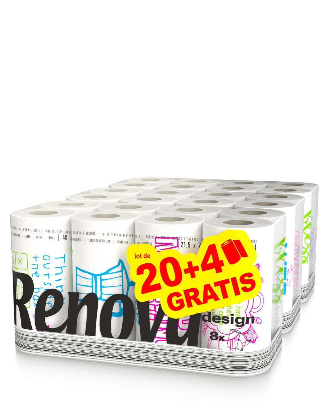 Renova's Colour and Design Kitchen Towels: the finest style