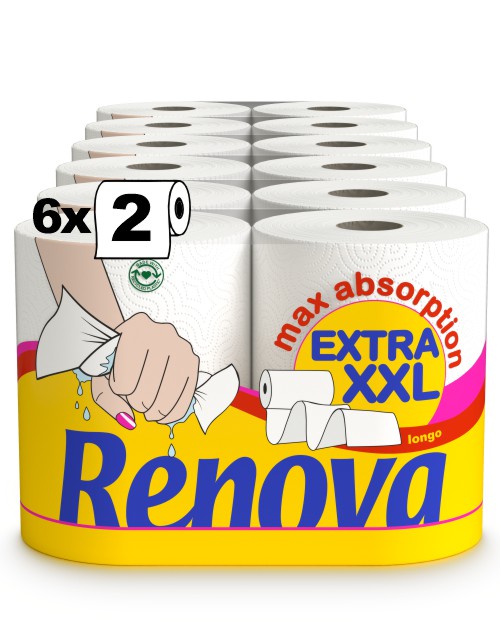 Buy Max Absorption Extra XXL Kitchen Towels 12R for EUR 2.71 | Renova PT