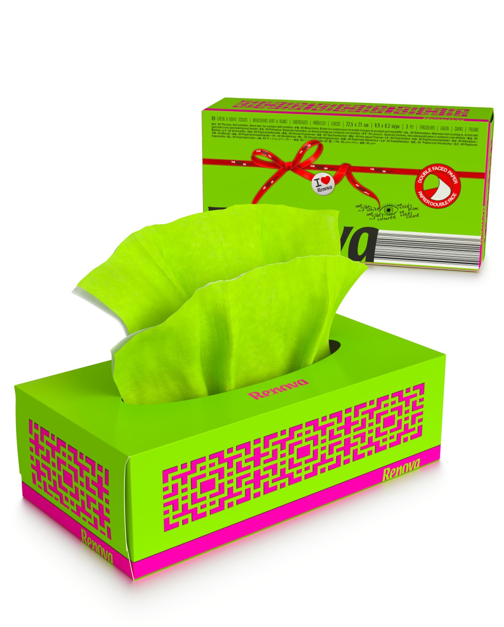 Face tissue store